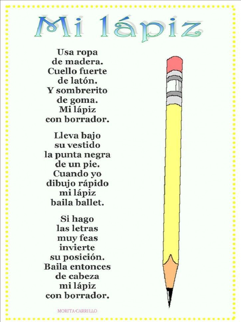 Pesía Mi Lapiz | PDF