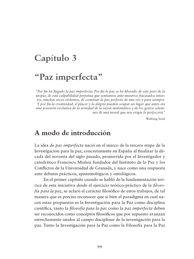 Capitulo 3 | PDF | Paz | Complejidad