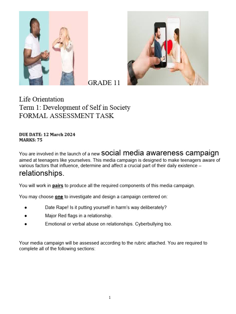 Grade 11 Project Term 1-2023 | PDF | Social Media | Popular Culture ...