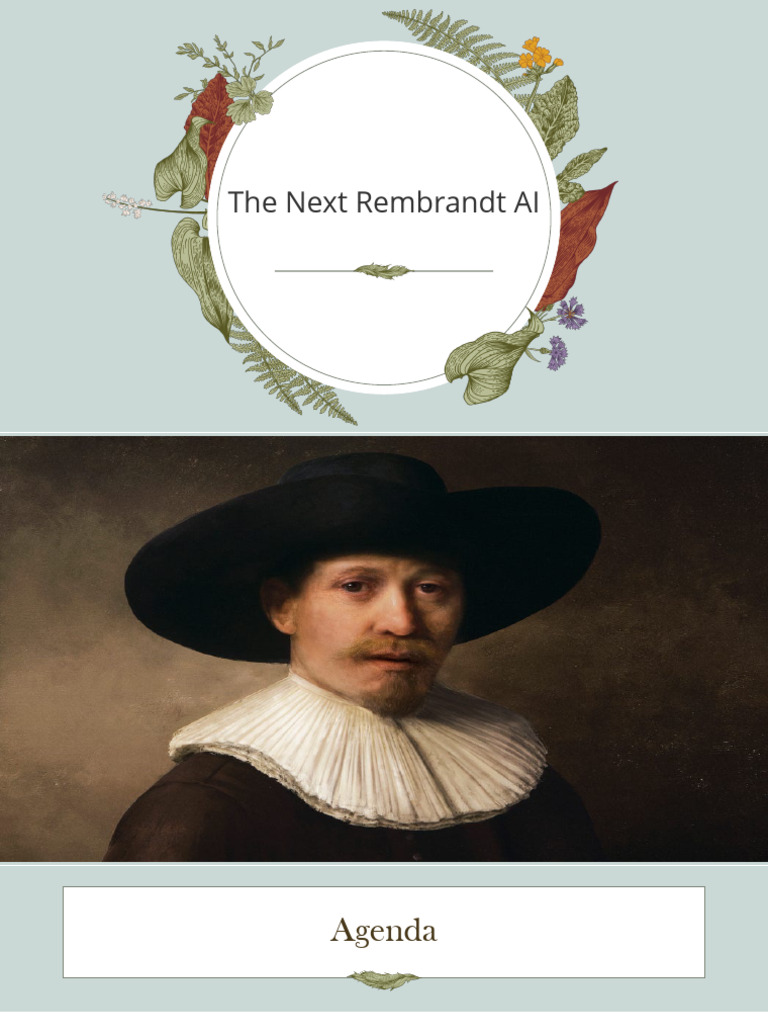 The Next Rembrandt AI | PDF | Artificial Intelligence | Intelligence ...