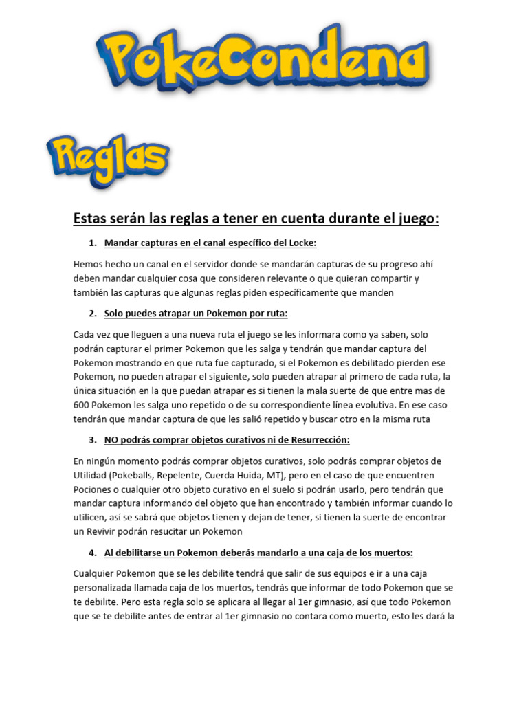 Reglas | PDF