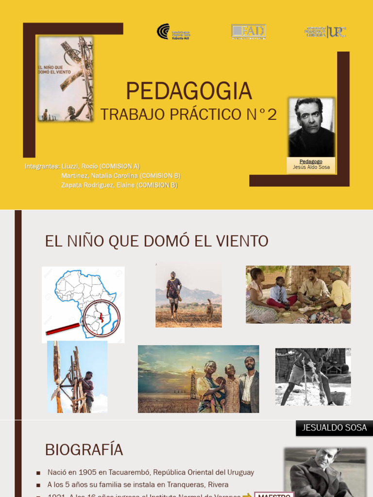 El Niño Que Domó El Viento - Jesus AALdo Sosa | PDF