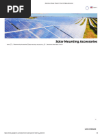 Fixed Solar Mounting Structure Drawing | PDF | Equipment