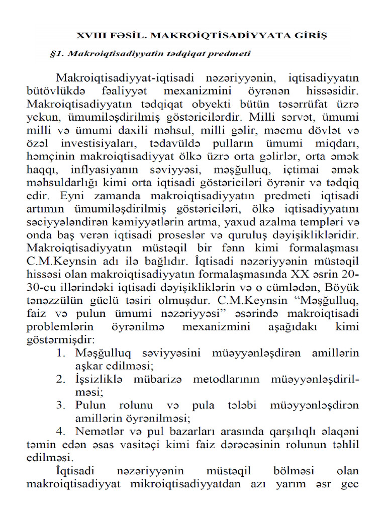 01.makroiqtisadiyyata Giris | PDF