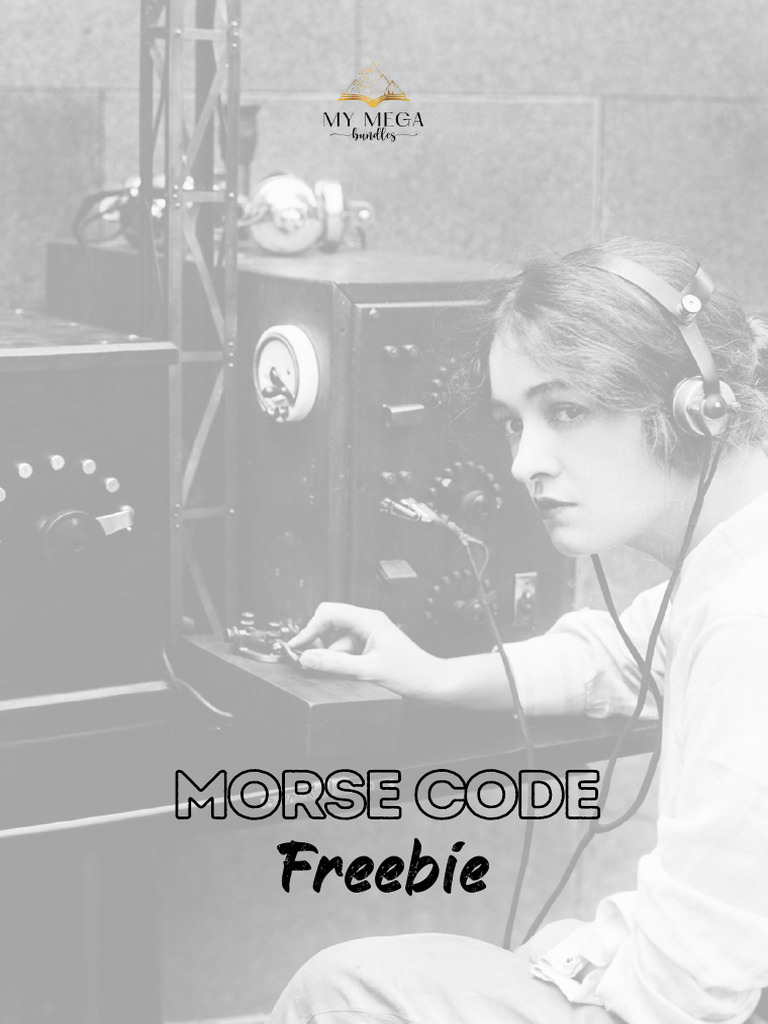 Morse Code - Freebie | PDF | Telegraphy | Human Communication