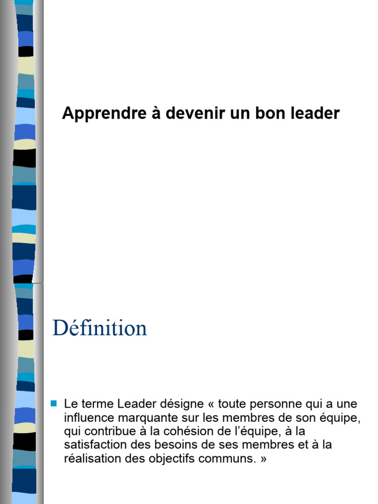 8 Apprendre - Devenir - Bon - Leader | PDF | Direction