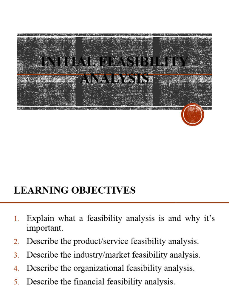 Chapter 3 Initial Feasibility Study | PDF | Feasibility Study | Venture Capital