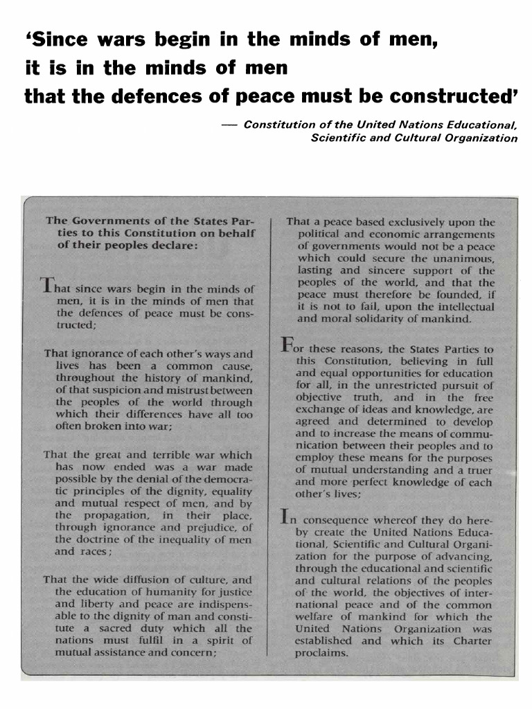 Foundations of Peace through Education | PDF | Justice | Crime & Violence