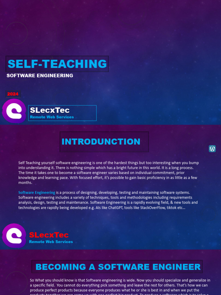 Become A Software Engineer 2024 To Date | PDF | World Wide Web ...