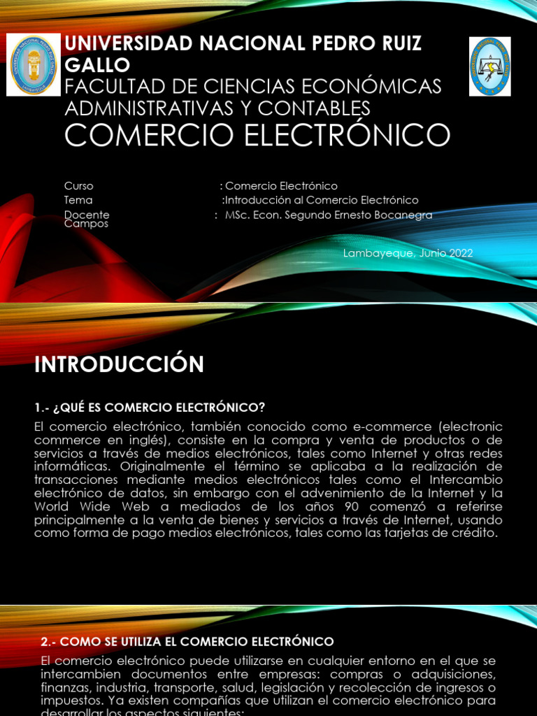 Introduccion Al Comercio Electronico | PDF | Comercio electrónico | Internet