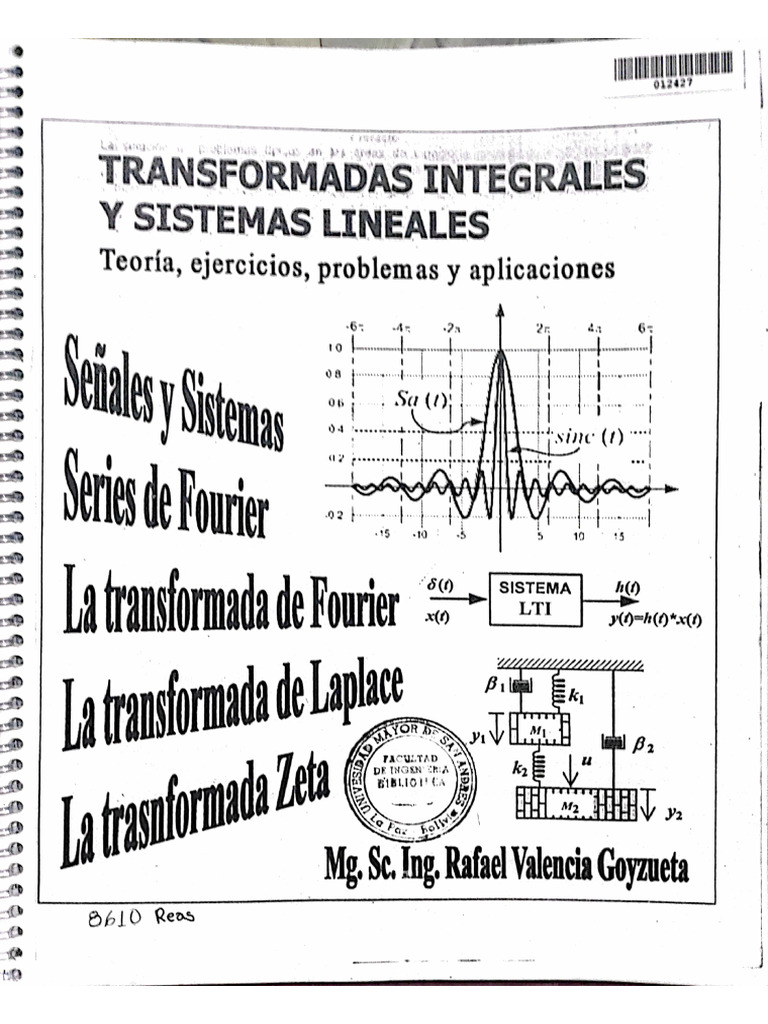 Transformadas Integrales y Sistemas Lineales | PDF