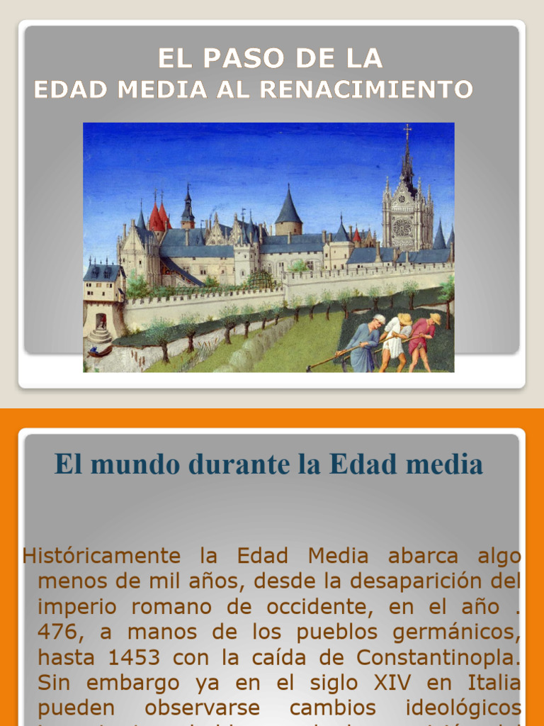 El Paso de La: Edad Media Al Renacimiento | PDF