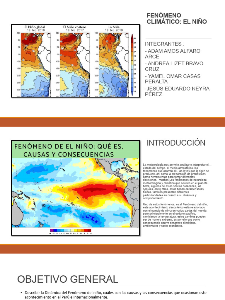 El Fenomeno Del Niño | PDF | El niño | Clima