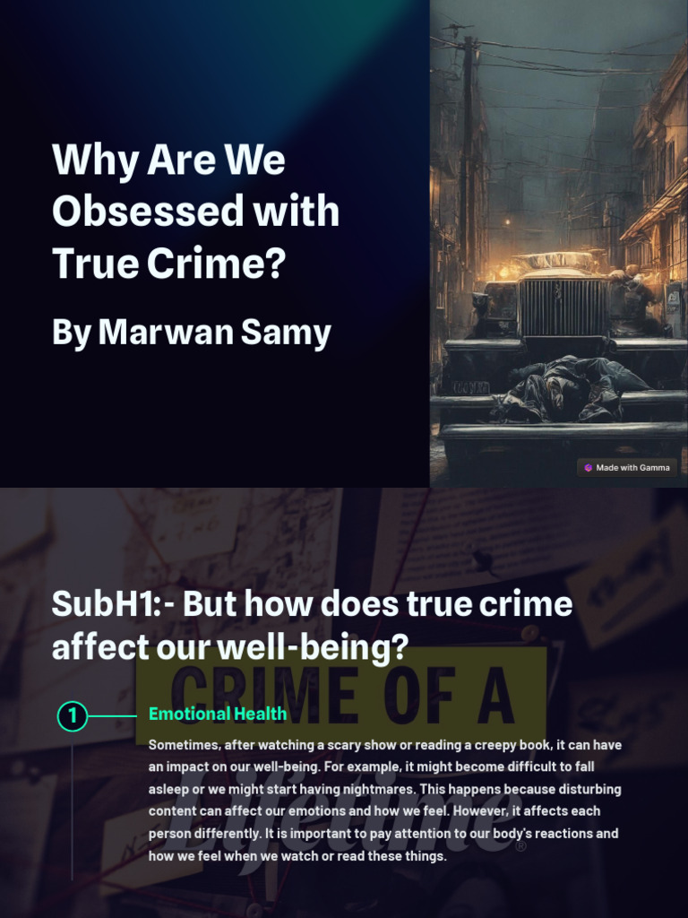 Why Are We Obsessed With True Crime | PDF | Social Science