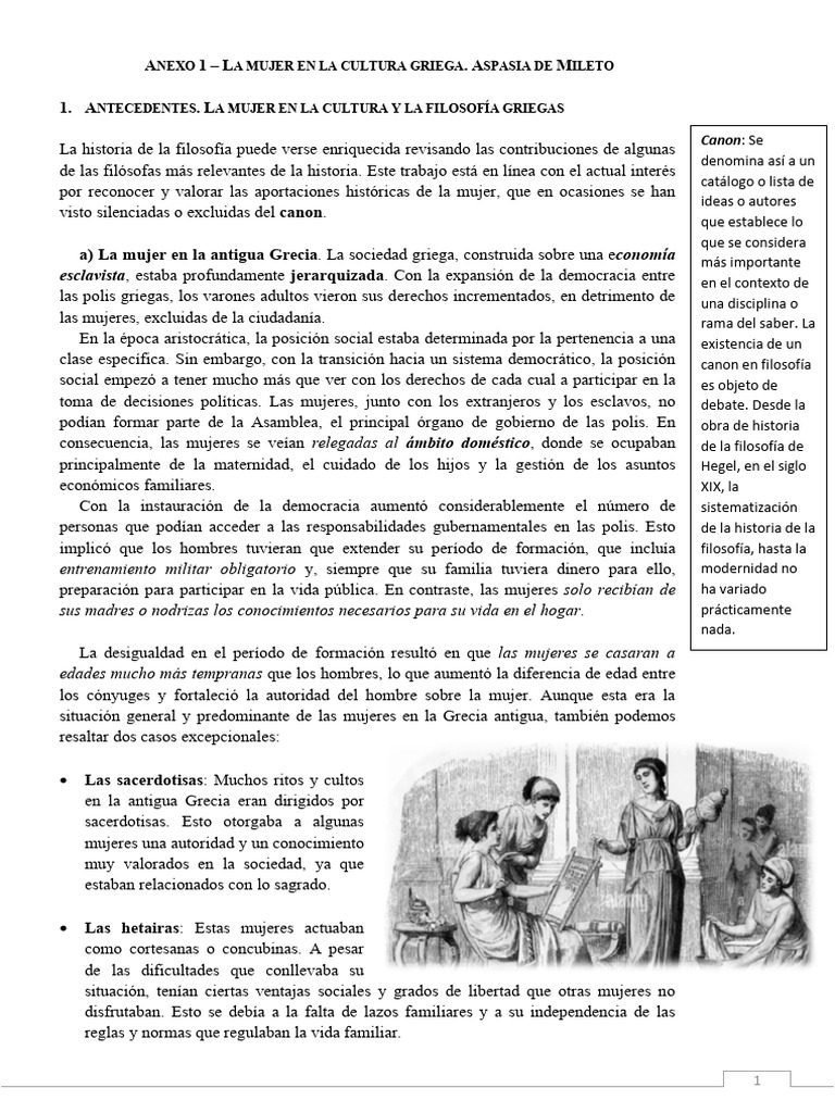 Anexo 1 - Aspasia | PDF | Antigua Grecia