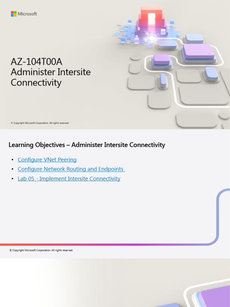 AZ 104T00A ENU PowerPoint - 05 | PDF