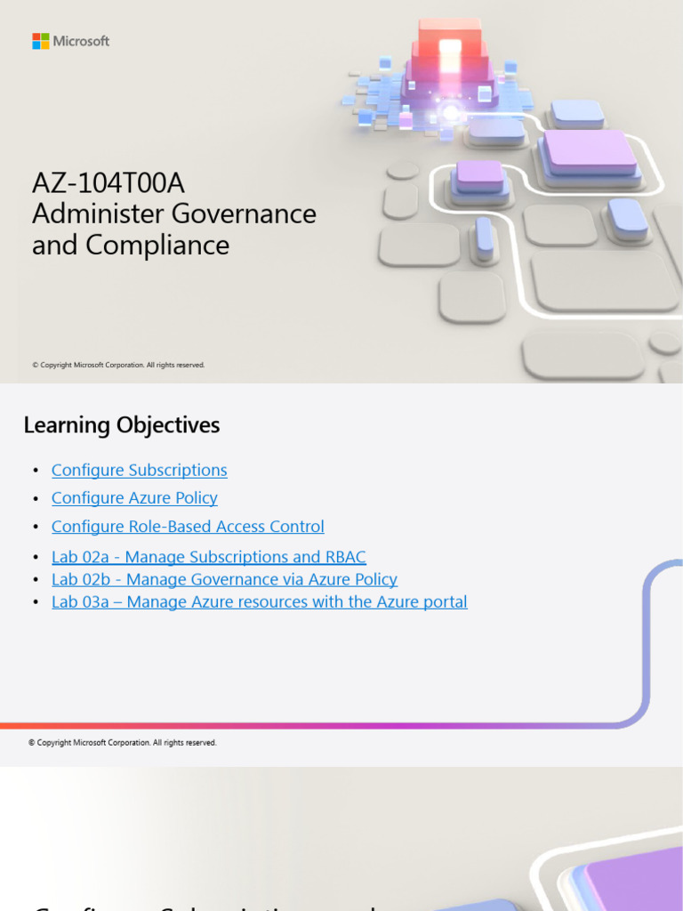 AZ 104T00A ENU PowerPoint - 02 | PDF