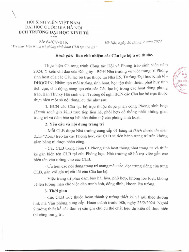 64.CV TRANG TRÍ PHÒNG SINH HOẠT CLB CHUẨN | PDF