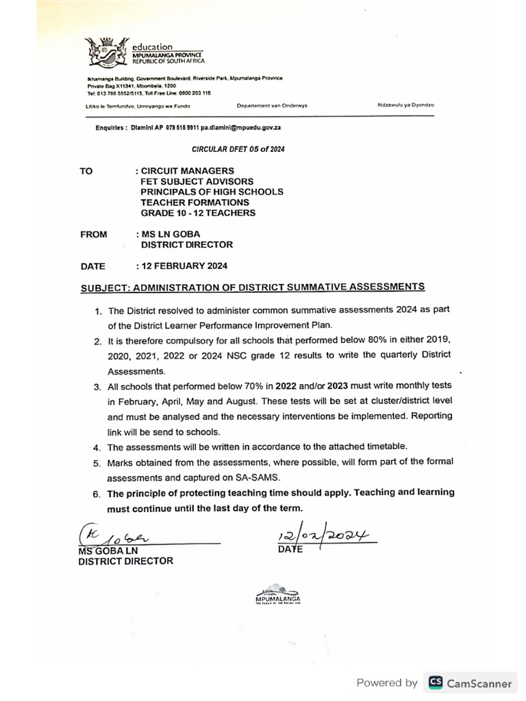 March Assessments | PDF