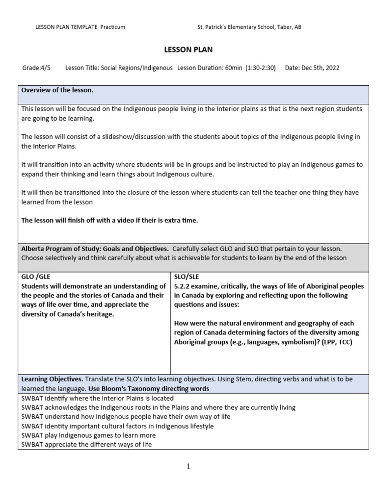 Dec 5th Social Lesson | PDF | Lesson Plan | Classroom