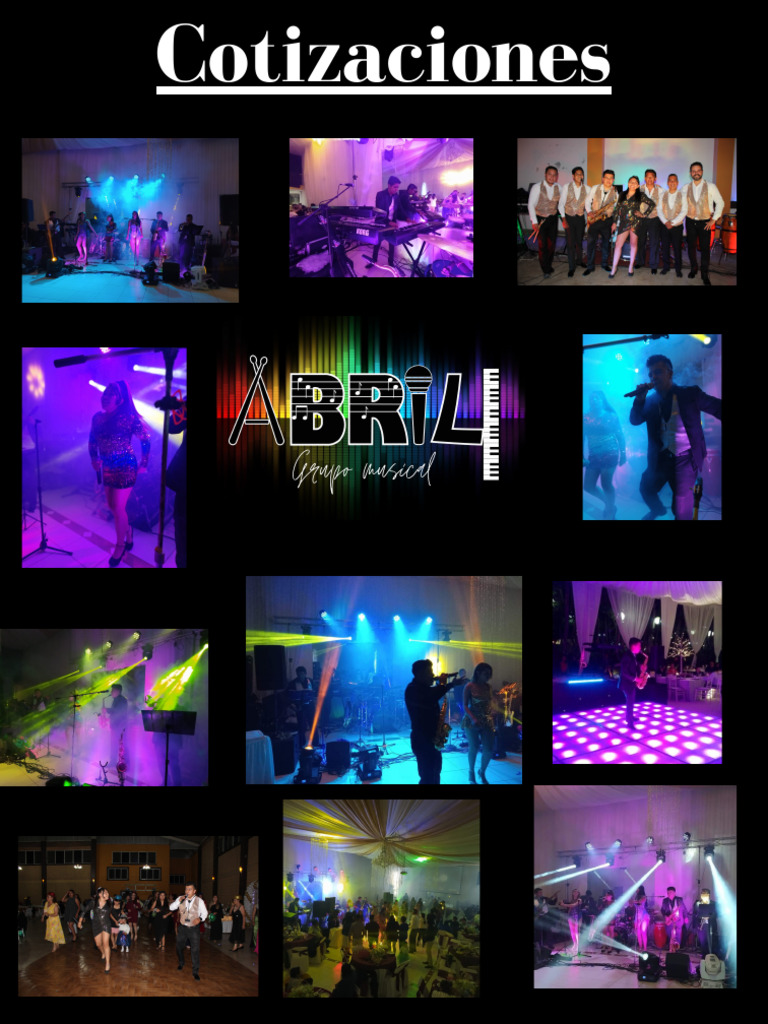 Cotización Abril 4 | Descargar gratis PDF | Las artes escénicas ...