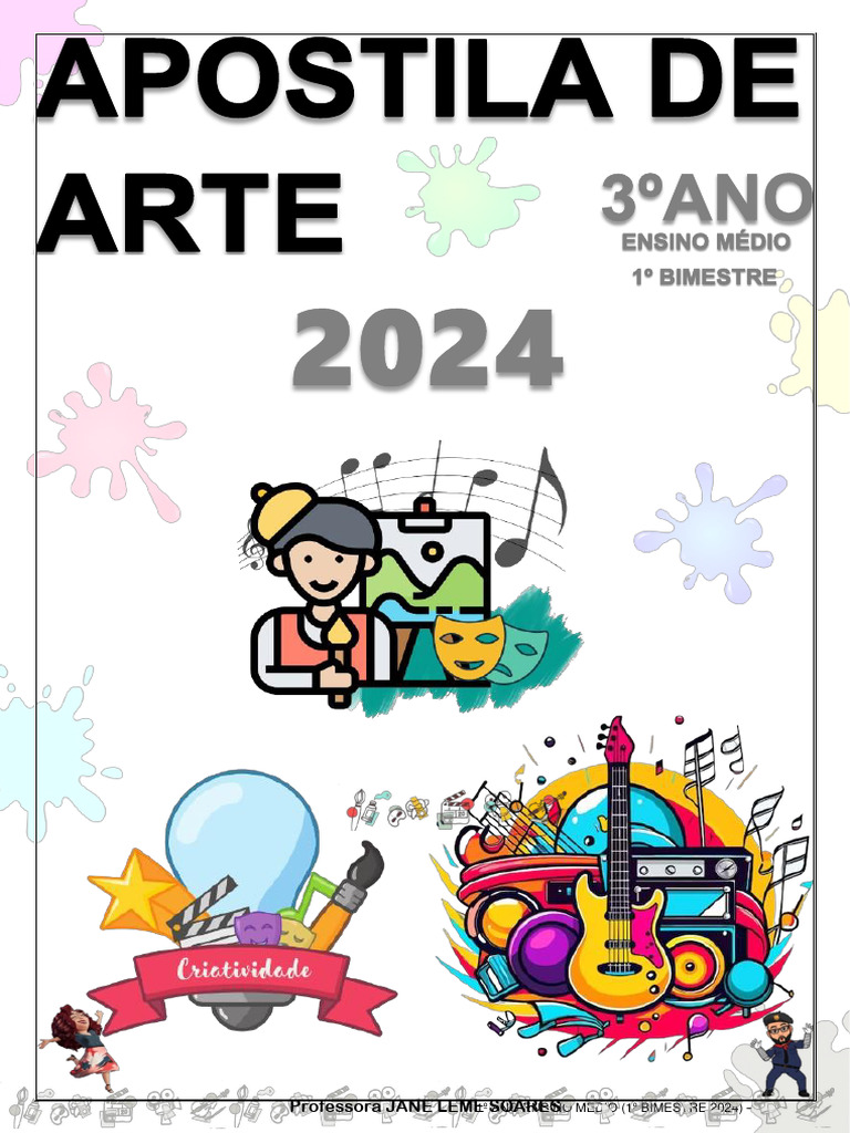 Apost 3º Ano Arte 1º Bim | PDF | Arte abstrata | Narrativa