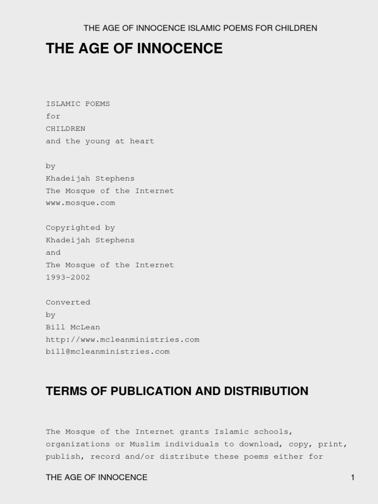 Islamic Poems for Childrens | Muhammad | Messiah