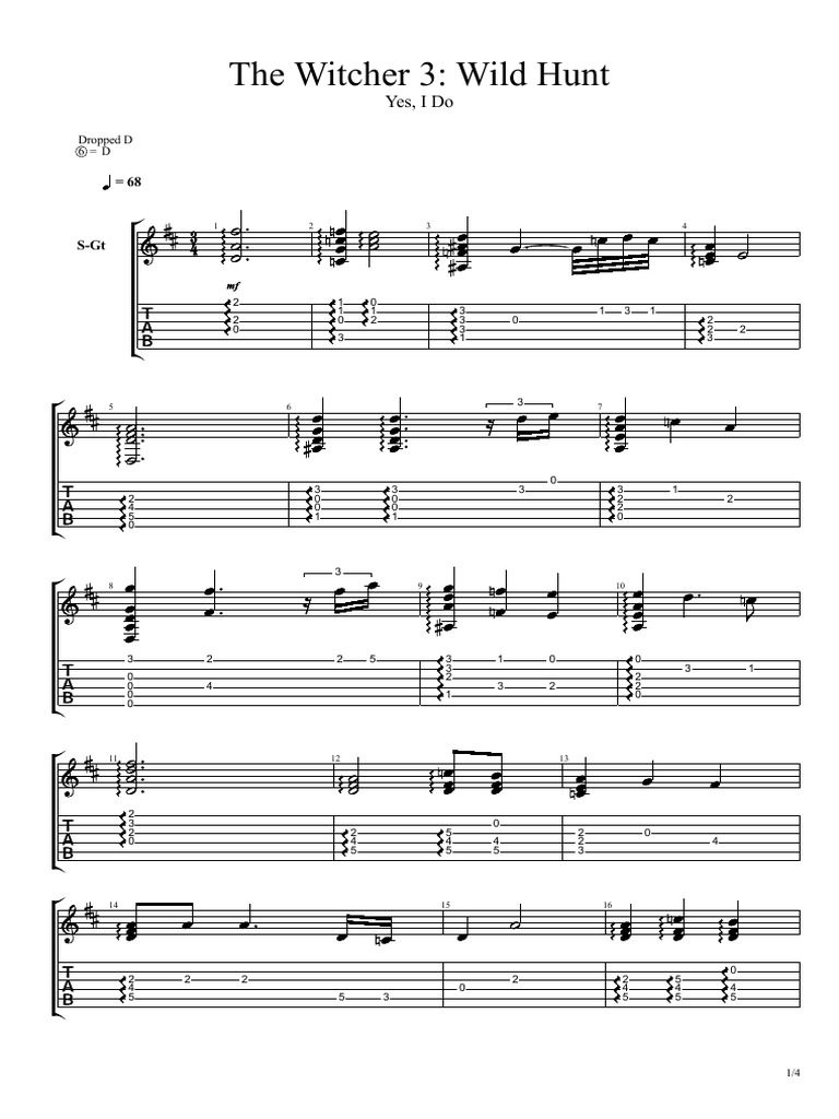 The Witcher 3 Wild Hunt - Yes, I Do | PDF