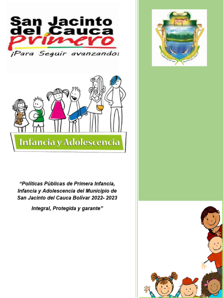 PP Infancia Adolescencia San Jacinto Cauca | PDF | Derechos de los ...