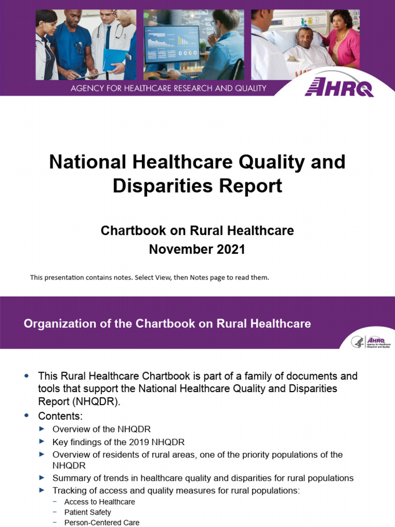 2021 Rural Health Chartbook | PDF | Health Care | Health Equity