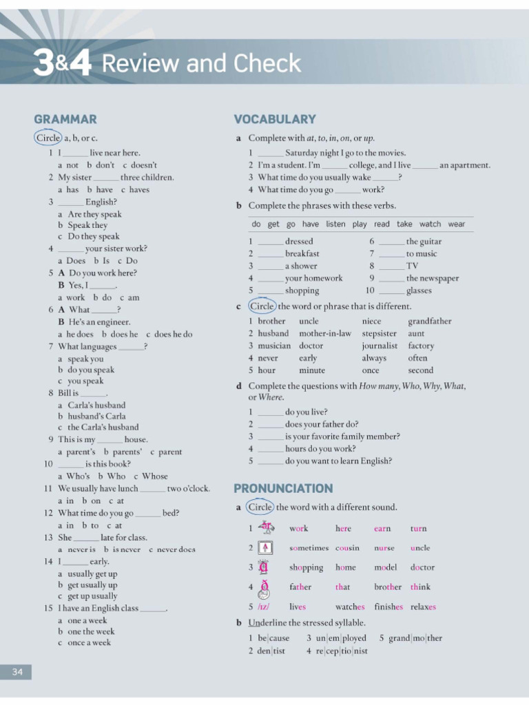Review and Check 3-4 | PDF