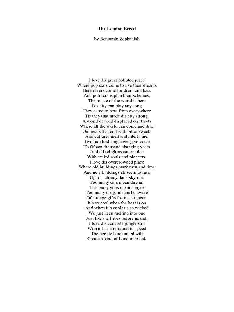 The London Breed | PDF