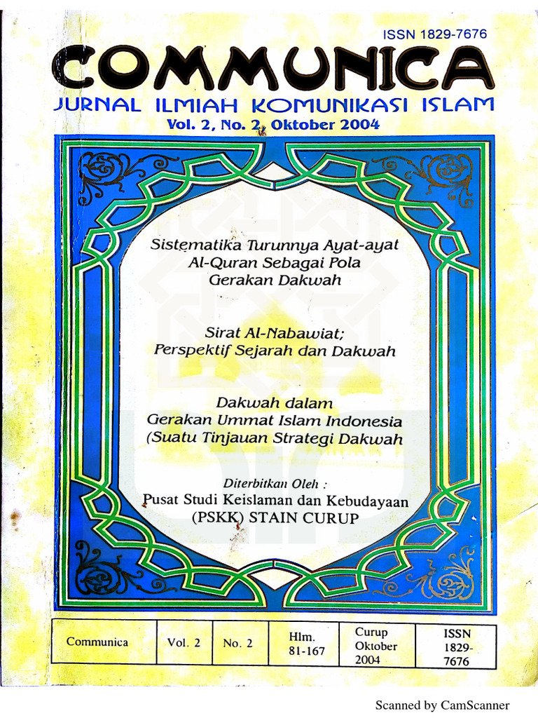 Muhammad Amin - Sistematika Turunnya Ayat - Ayat Al Qur'an Sebagai Pola ...