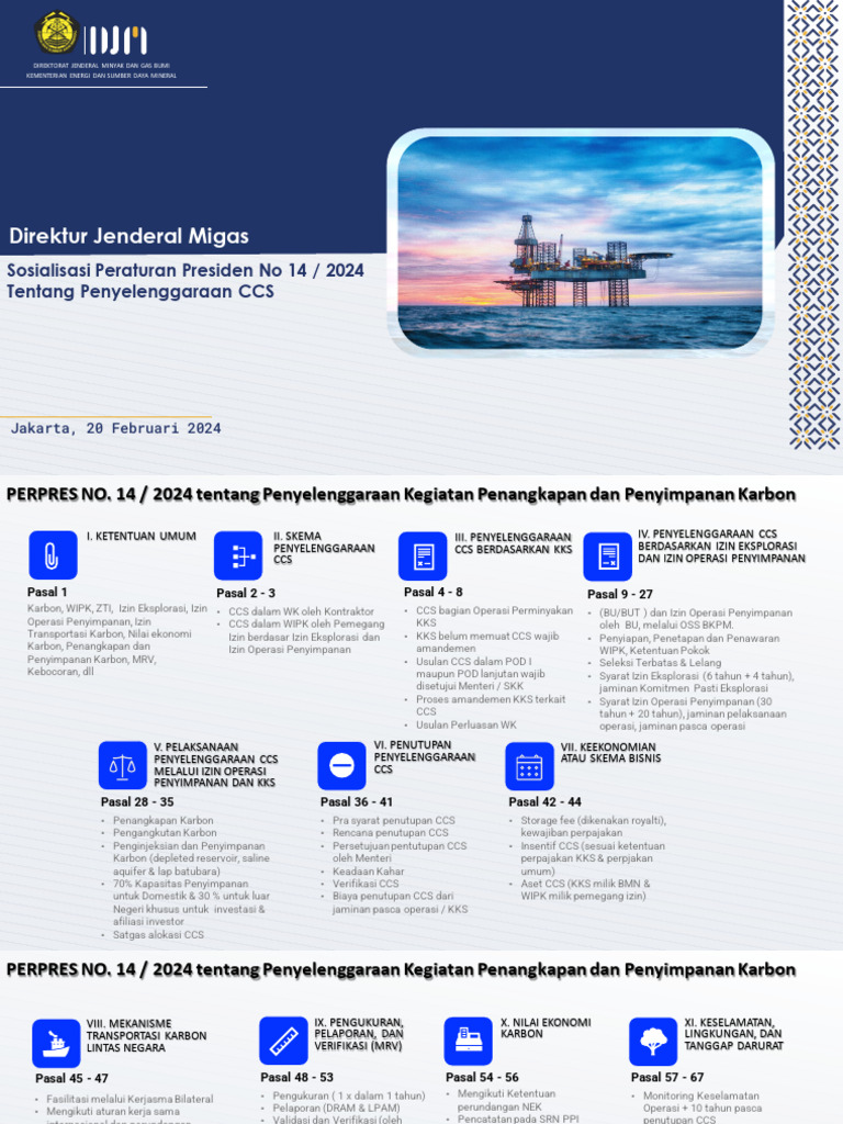 TAYANG Bahan Sosialisasi PERPRES CCS 200224 | PDF