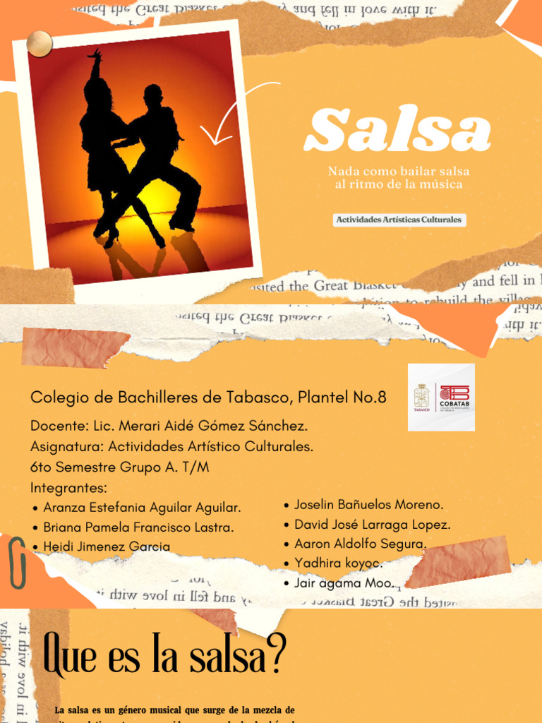 Diapositiva SALSA | PDF | Música caribeña | Musica Latinoamericana