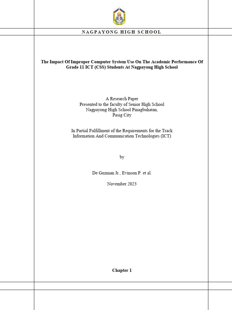 Research Ict3 Group5 | PDF