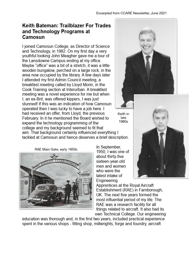 Ccare Pro Keith Bateman Feature | PDF | Engineering | Aviation