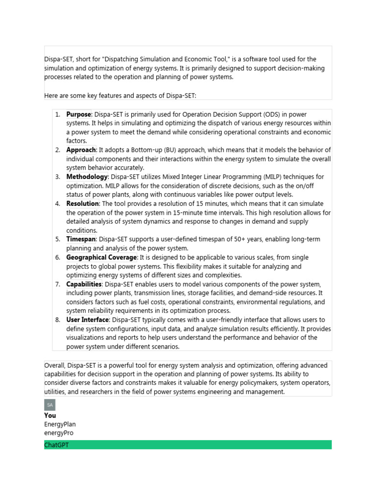 Dispa | PDF | Simulation | Usability