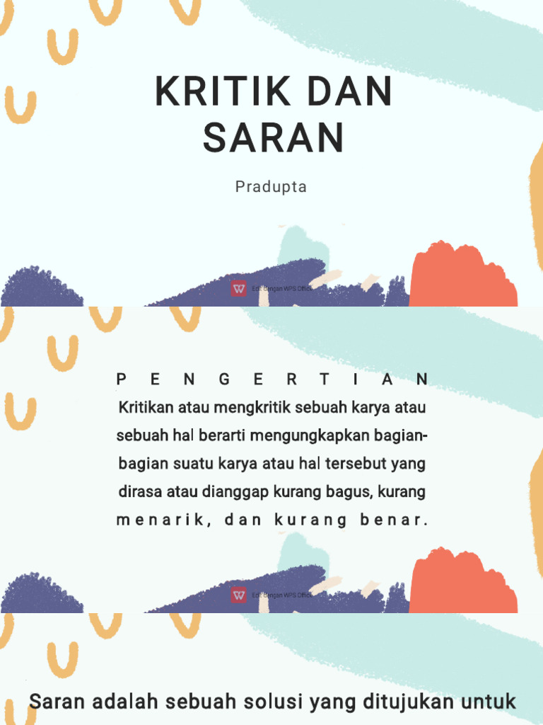 Kritik Dan Saran Pramuka | PDF