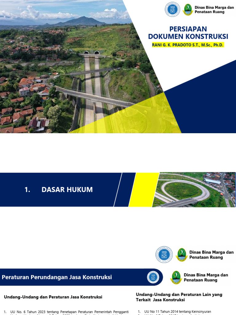 RGK - Presentasi Persiapan Dokumen Konstruksi | PDF