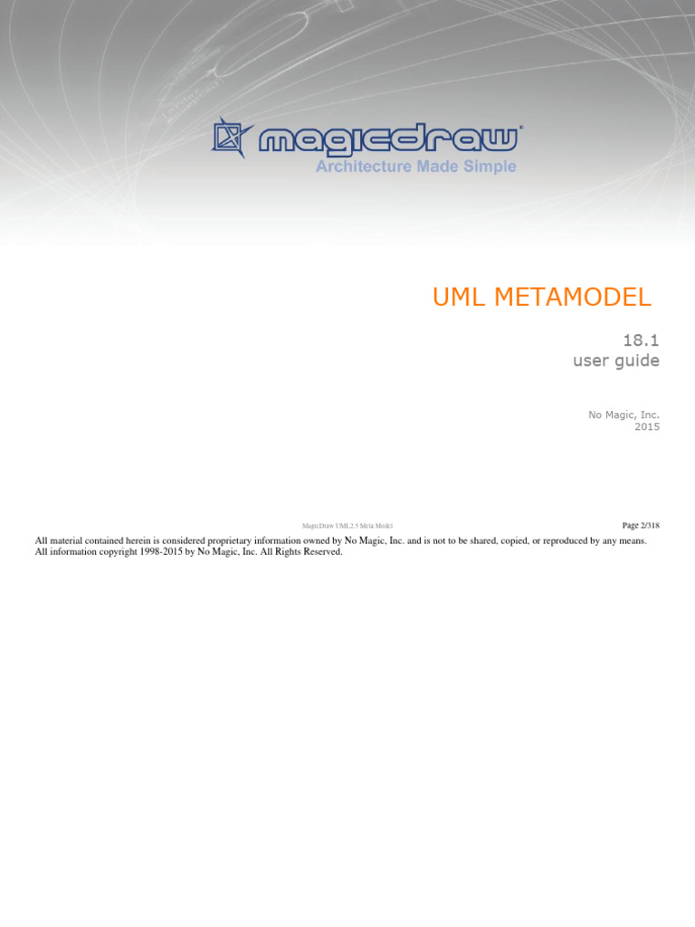 MagicDraw UMLMetaModel UserGuide | PDF | Unified Modeling Language ...