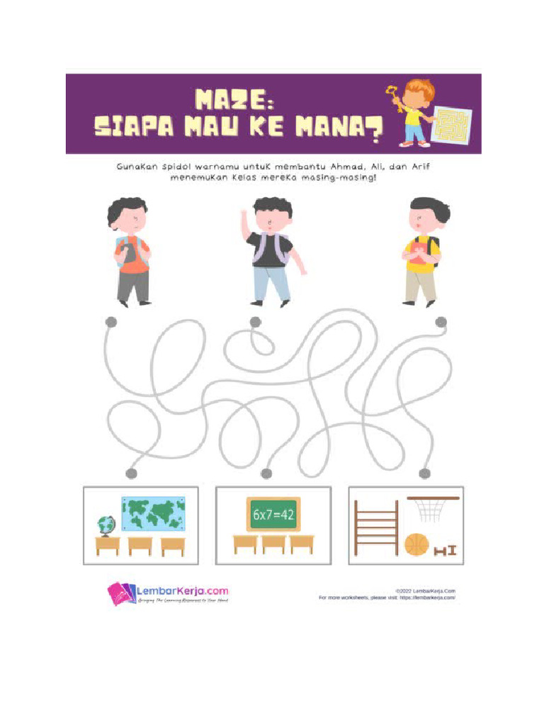 Worksheet Anak TK | PDF