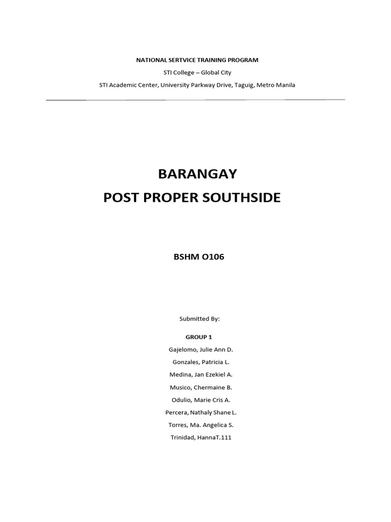 NSTP Final Compilation | PDF | Health Care | Waste