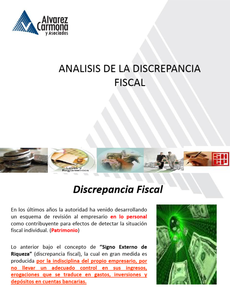 Análisis de Discrepancia Fiscal | PDF | Finanzas y dinero