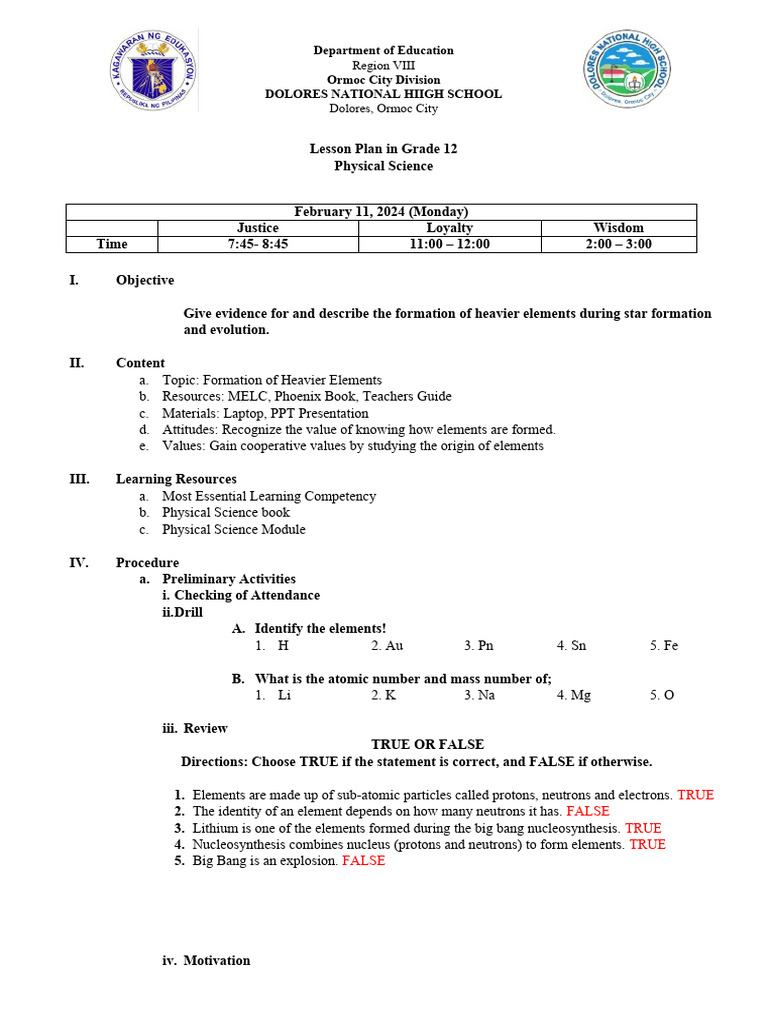 Formation of Heavier Elements | PDF | Stars | Chemical Elements