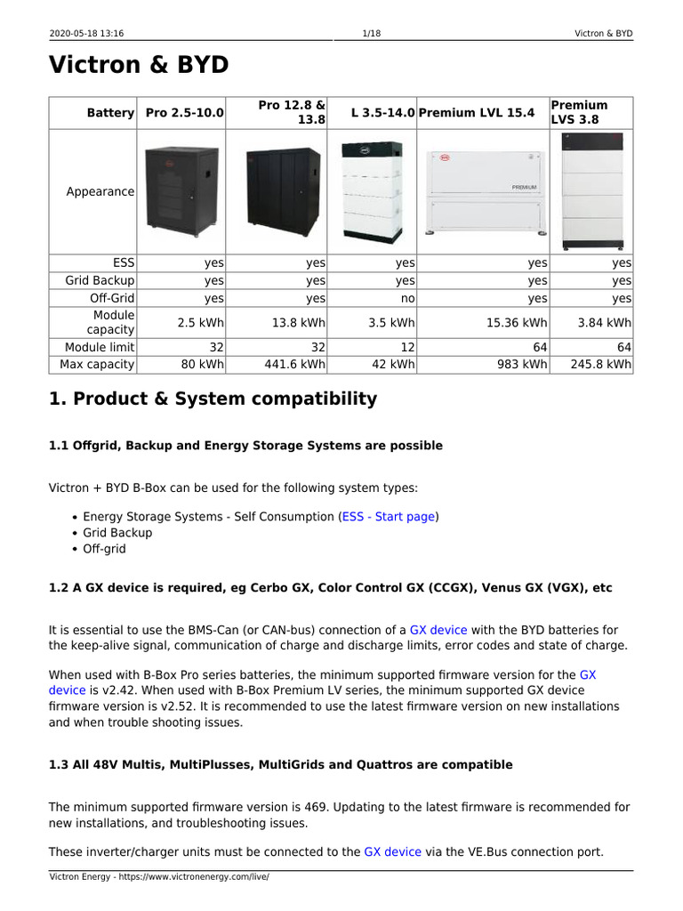Victron Byd | PDF