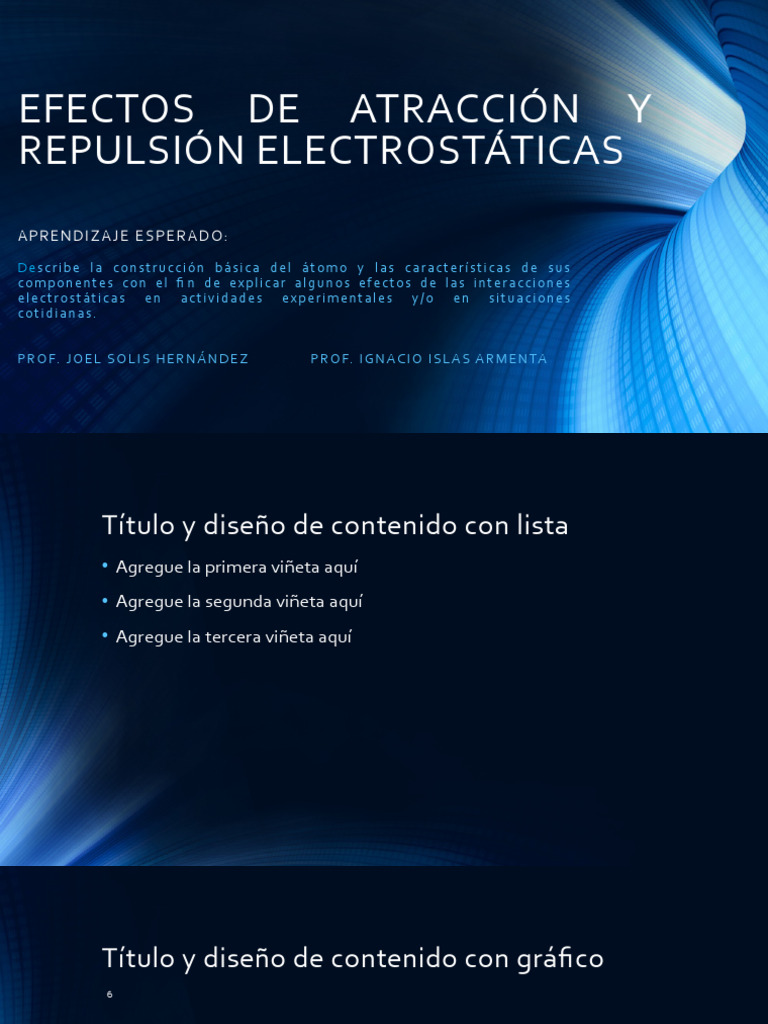 Efectos de Atracción y Repulsión Electrostáticas - 2-Jul-2019 | PDF