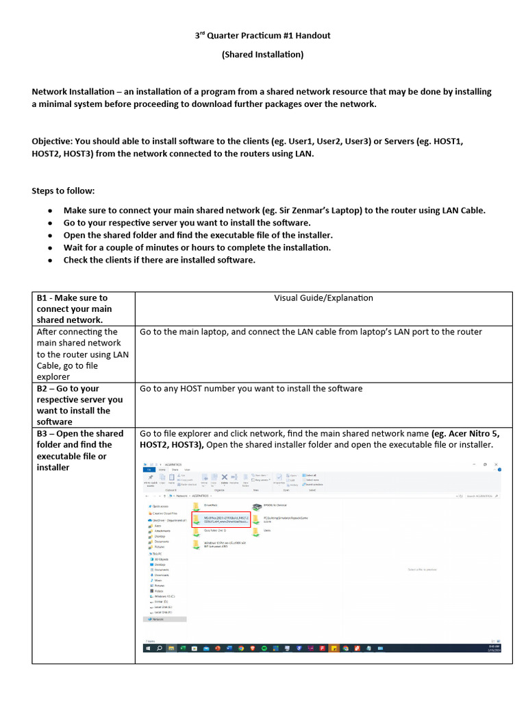 3rd Quarter 1st Practicum | PDF