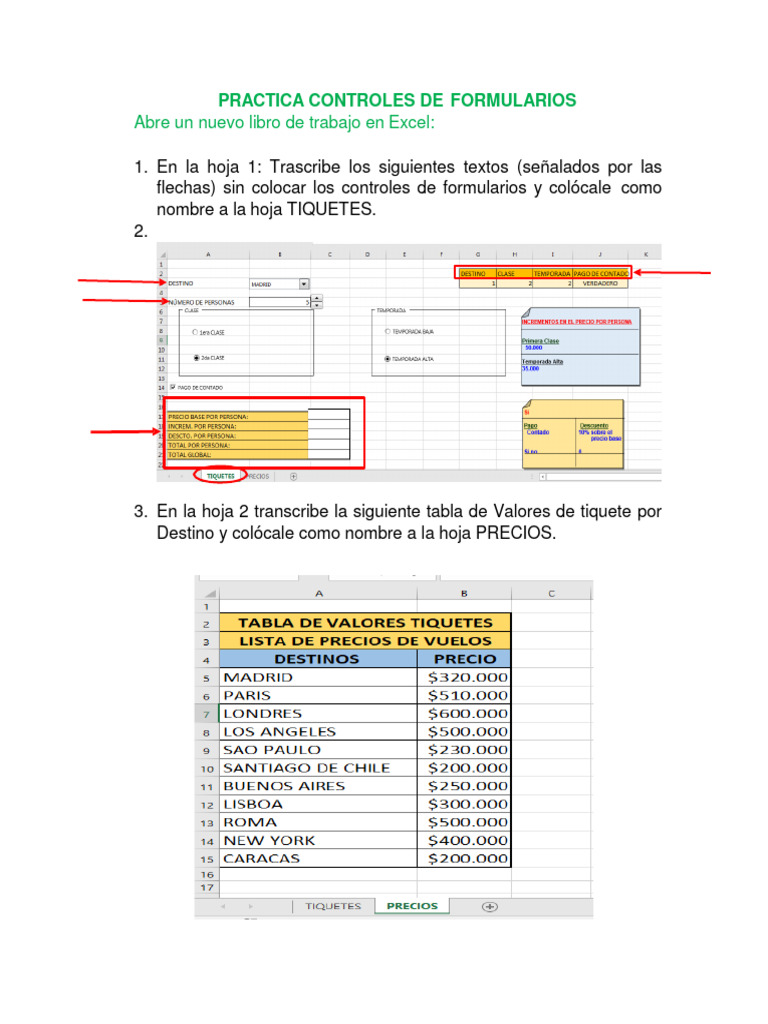 Act Controles de Formularios | PDF