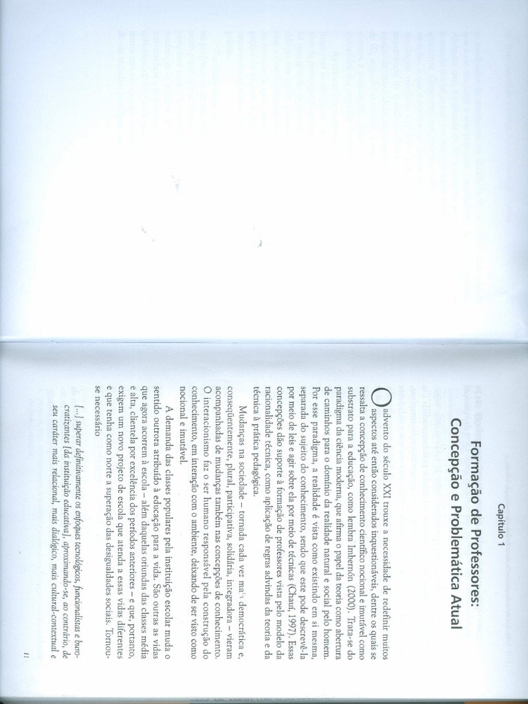 Texto 1 - Mizukami - Escola e Aprendizagem Da Docência - Capítulo1 | PDF